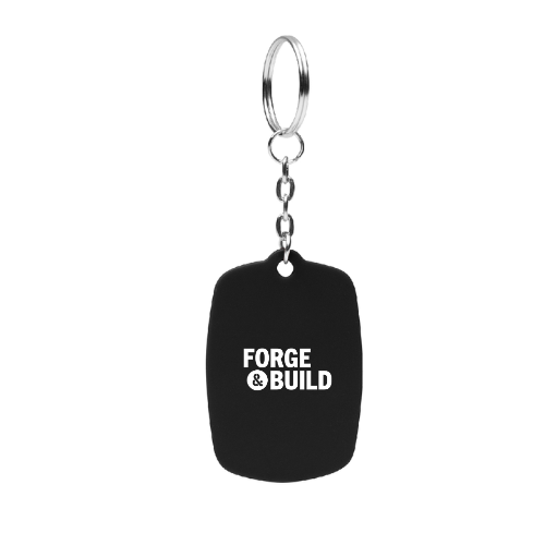 FORGE & BUILD - Silicone Key Tag - MADE TO ORDER — ES Swag Store
